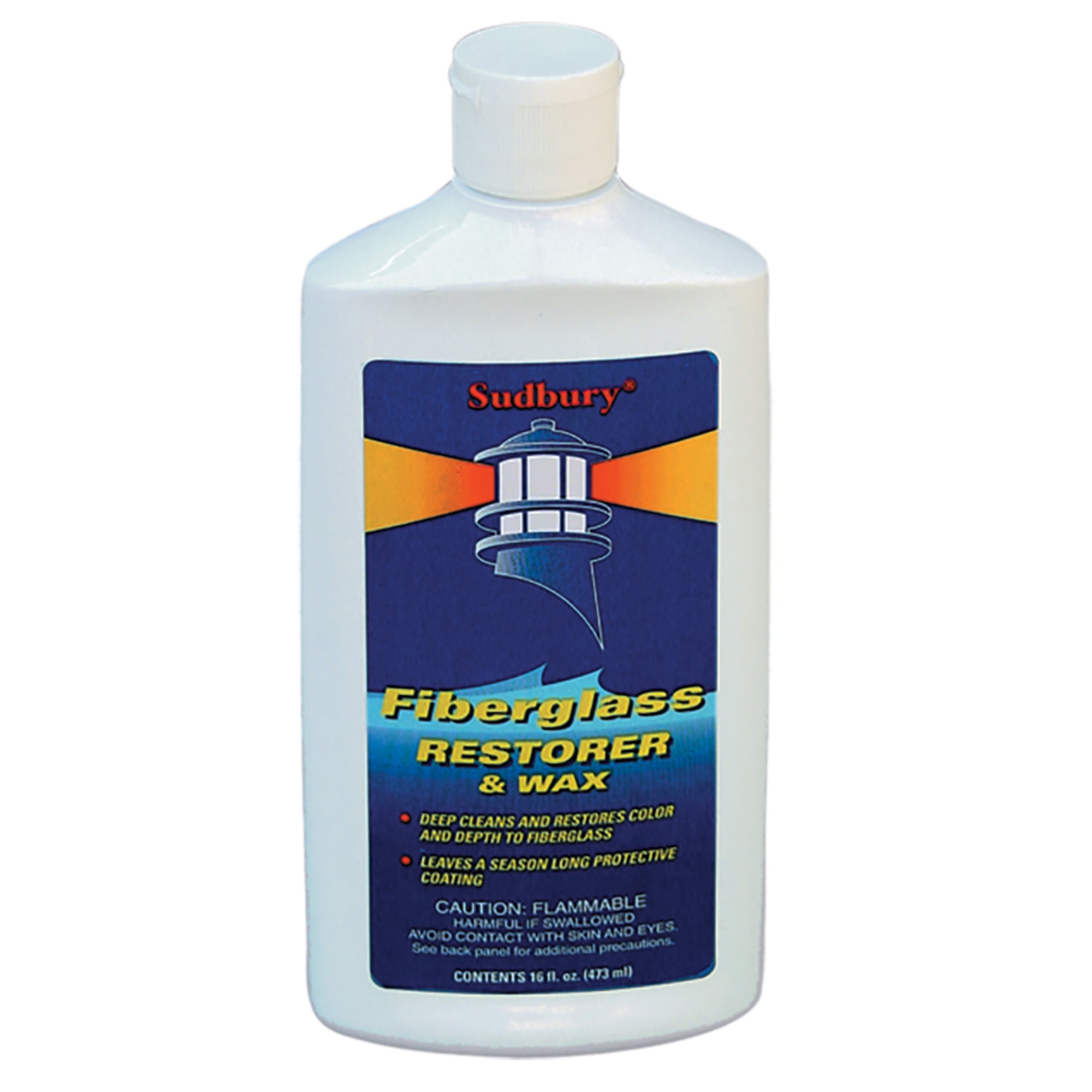 Sudbury One Step Fiberglass Restorer Wax Liquid 12 oz 413 - Walmart.com