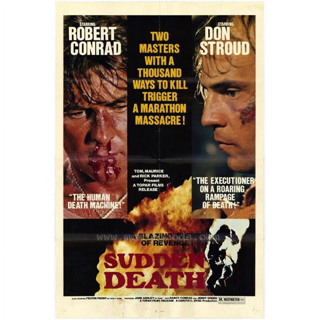 Sudden Death Movie Poster - 27 x 40 in. - Walmart.com