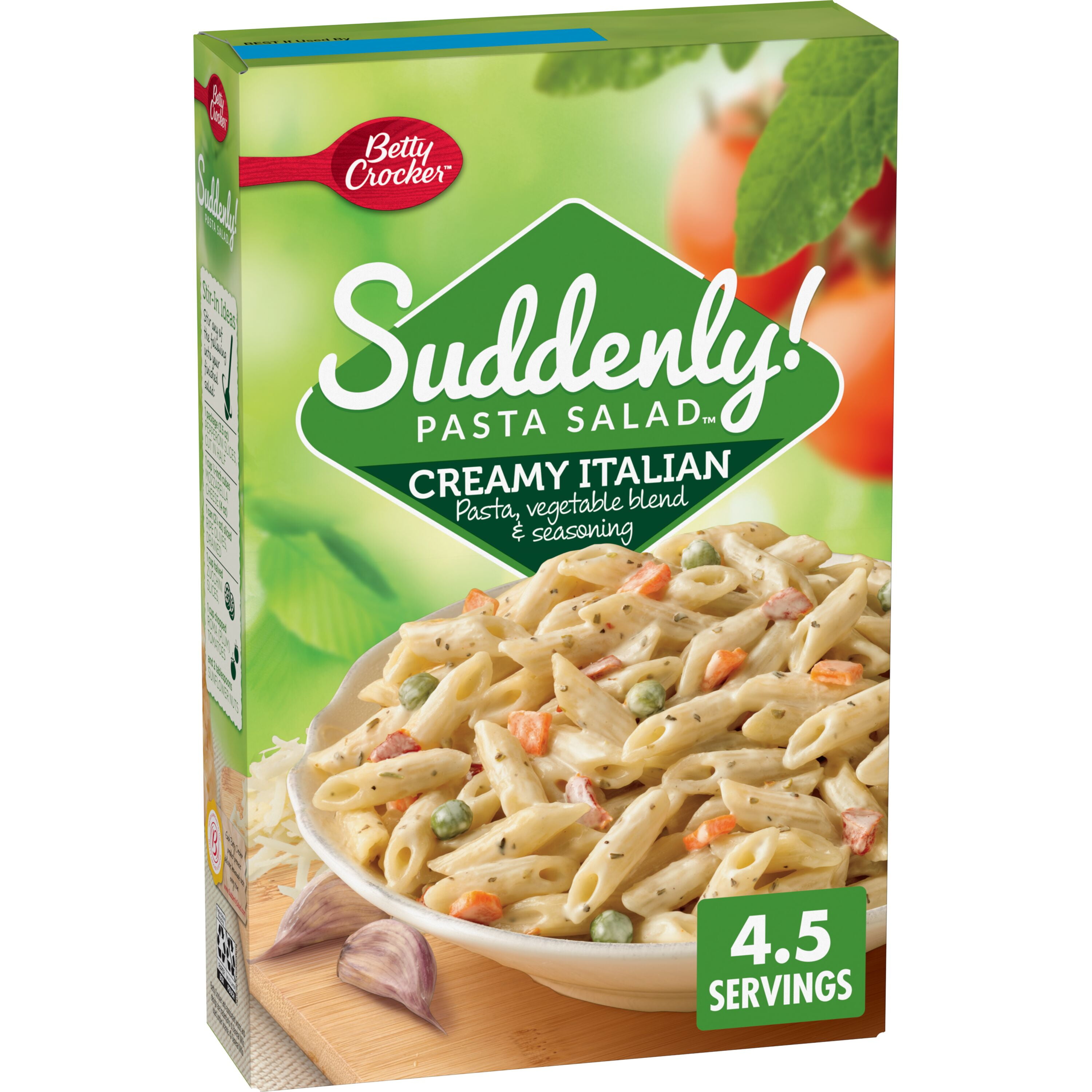 Suddenly Salad Creamy Italian Pasta Salad Mix with Vegetable Blend ...