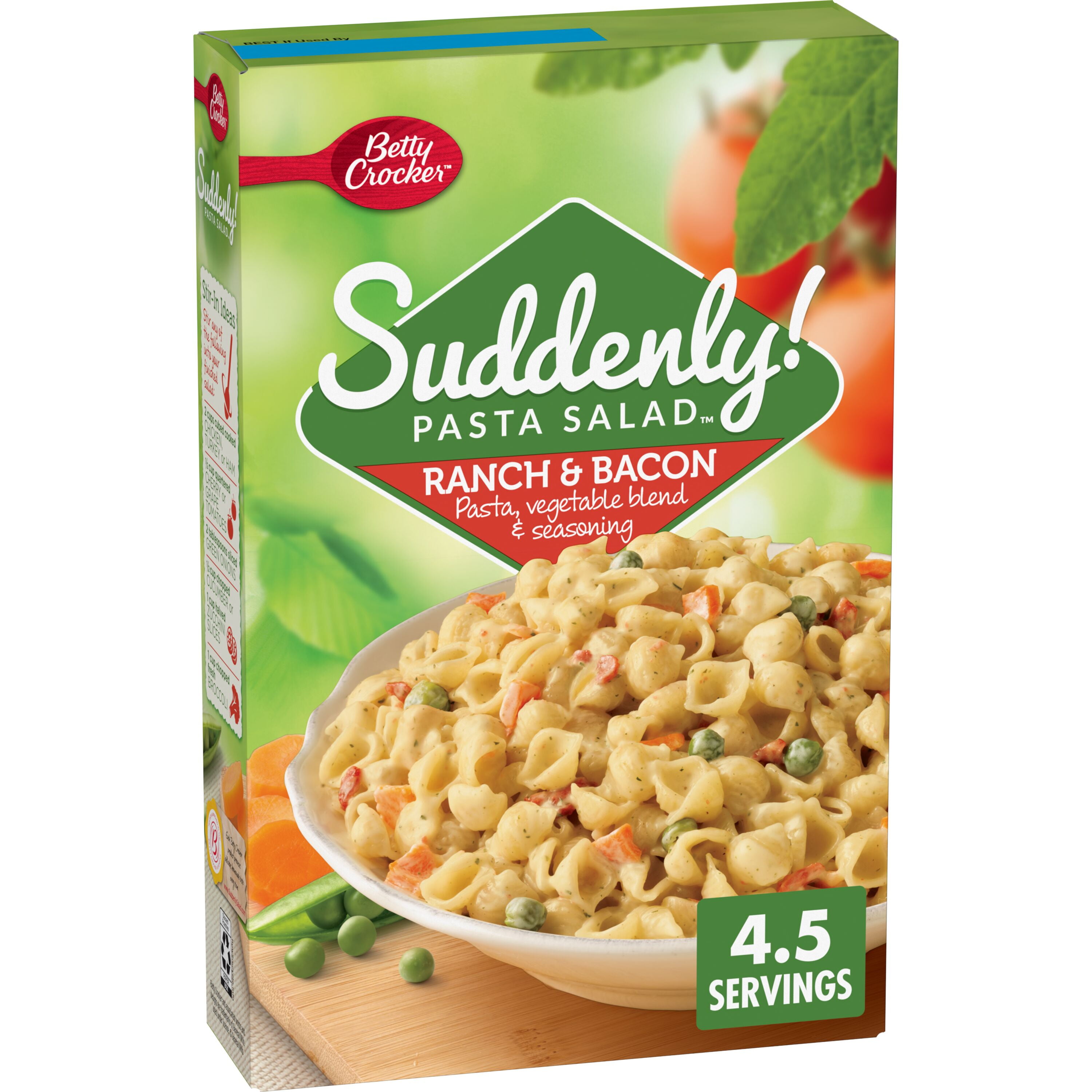 Suddenly Salad Ranch & Bacon Pasta Salad Mix with Vegetable Blend ...