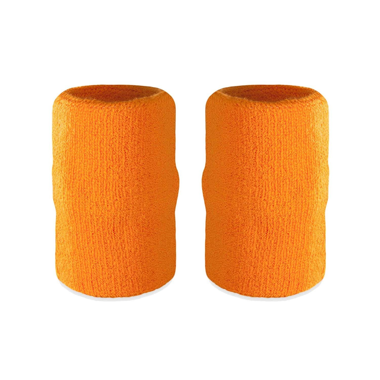 Suddora 6" Solid Color Cotton-Blend Doublewide Wrist or Arm Sweatbands ...