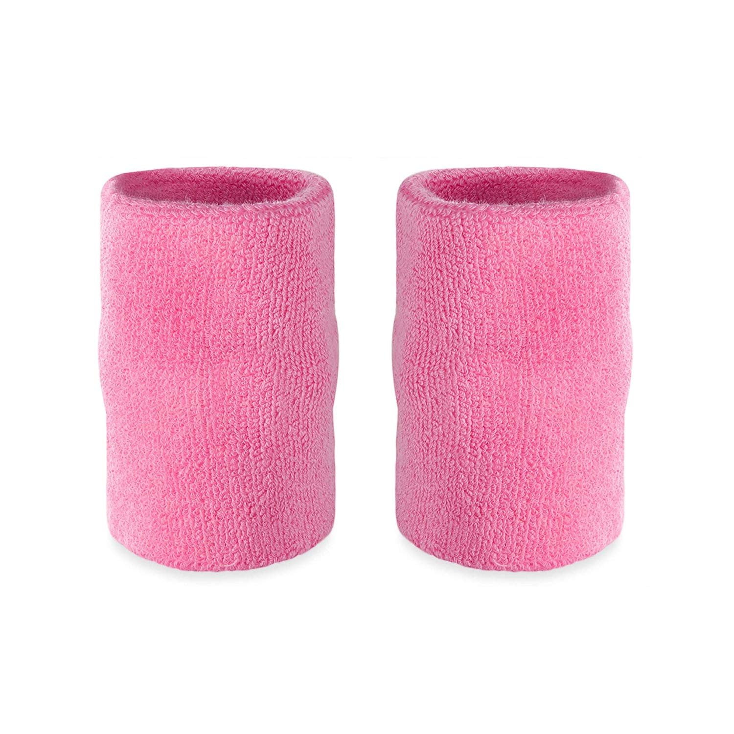 Suddora 6" Solid Color Cotton-Blend Doublewide Wrist or Arm Sweatbands ...