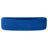 Suddora Neon Blue Athletic Sweatband Headband for Sports & Workout ...