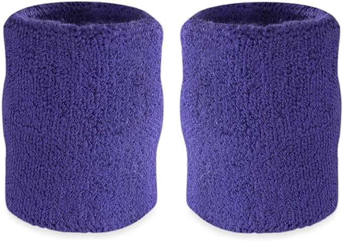Suddora Arm Sweatbands, Absorbent and Breathable Thick Cotton Bands for ...