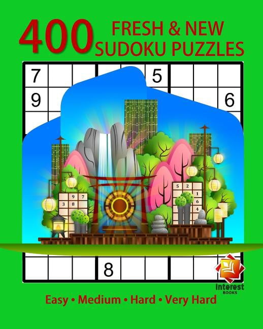 Sudoku: 400 Fresh & New Sudoku Puzzles (Easy, Medium, Hard, Very Hard ...