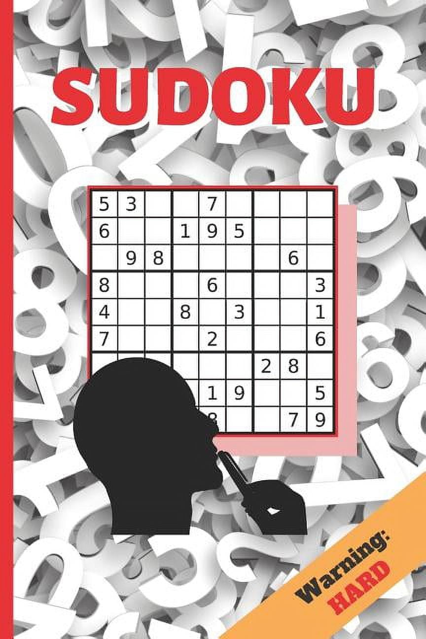Sudoku: 6" X 9" 100 Hard Sudoku Puzzles Book with Answer Keys Included ...