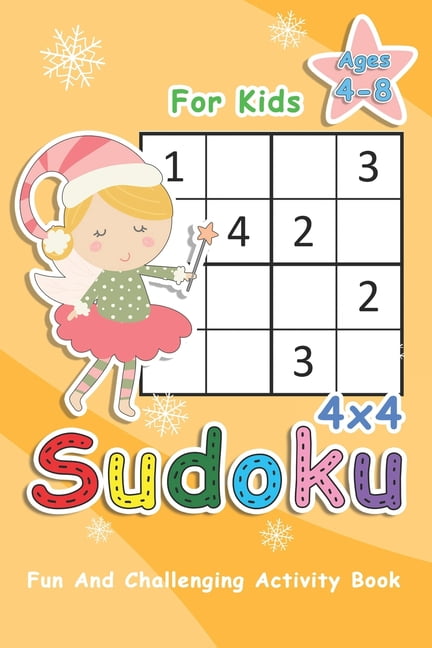 Sudoku Books for Kids Sudoku For Kids Ages 4-8: 4x4 Sudoku Puzzles to ...