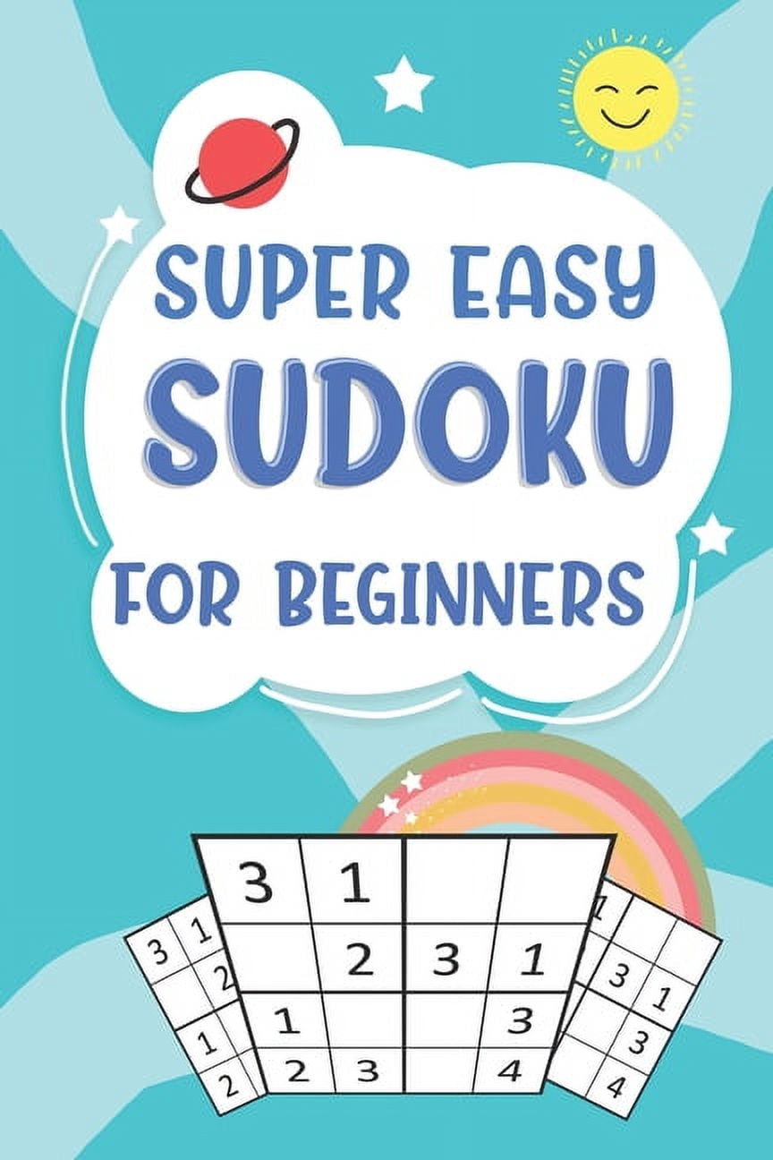 Sudoku Books for Kids Super Easy Sudoku For Beginners: 4x4 Sudoku ...
