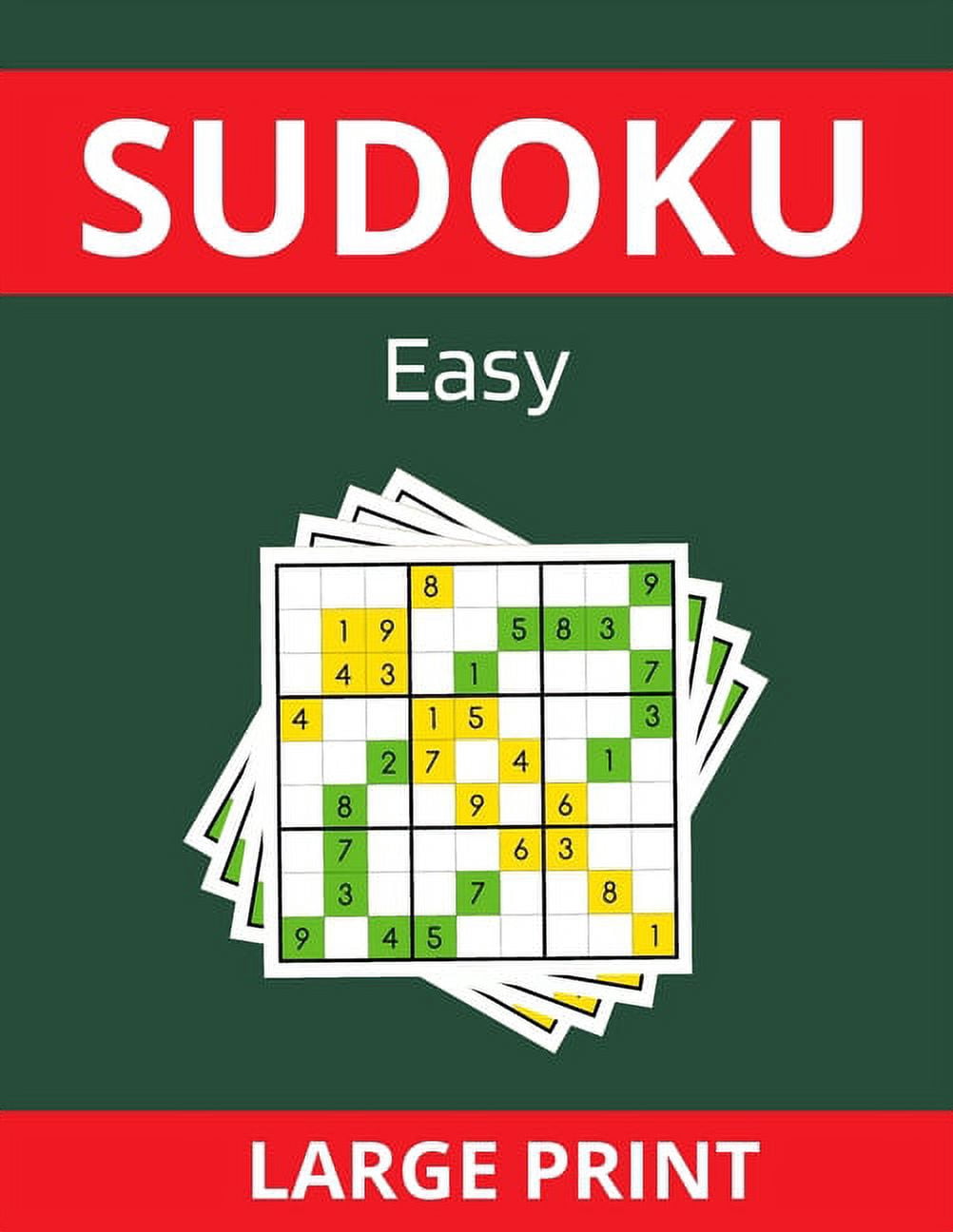 Easy Sudoku Puzzle Book Sudoku Easy: 120 Easy sudokus for adults and ...
