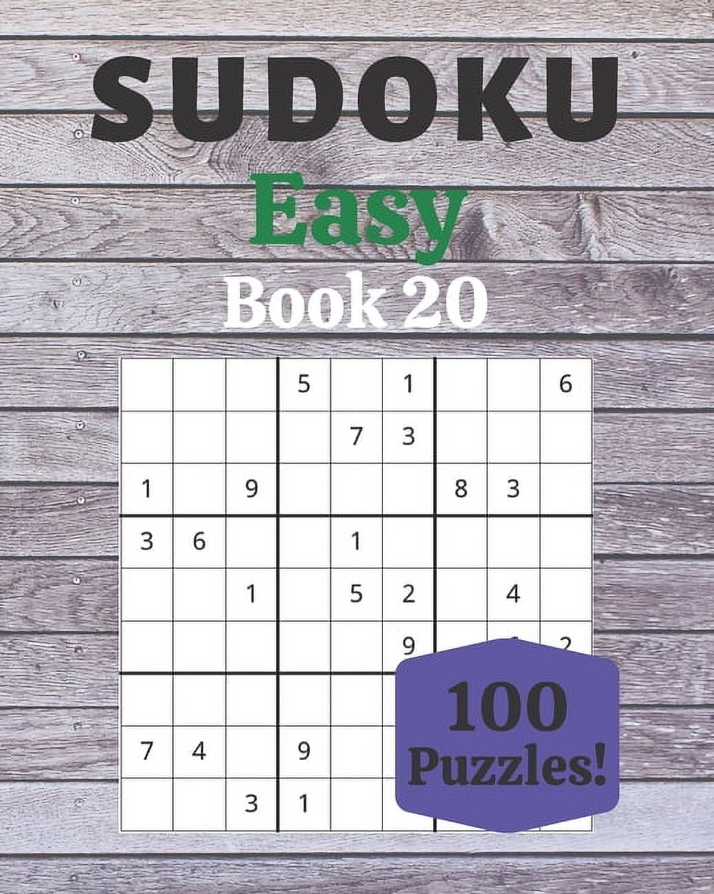 Sudoku Easy Book 20: 100 Sudoku for Adults - Large Print - Easy ...