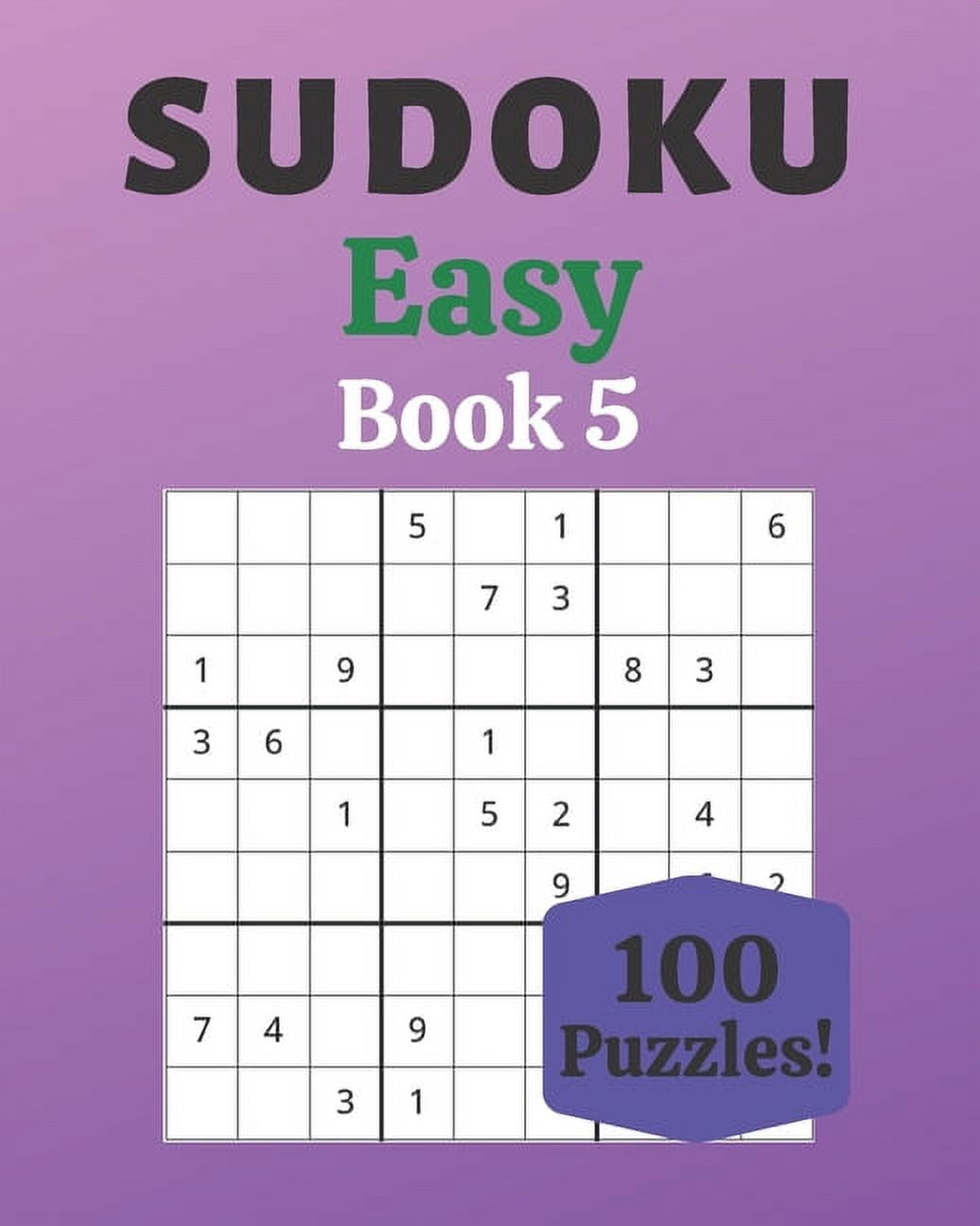 Sudoku Easy Book 5: 100 Sudoku for Adults - Large Print - Easy ...