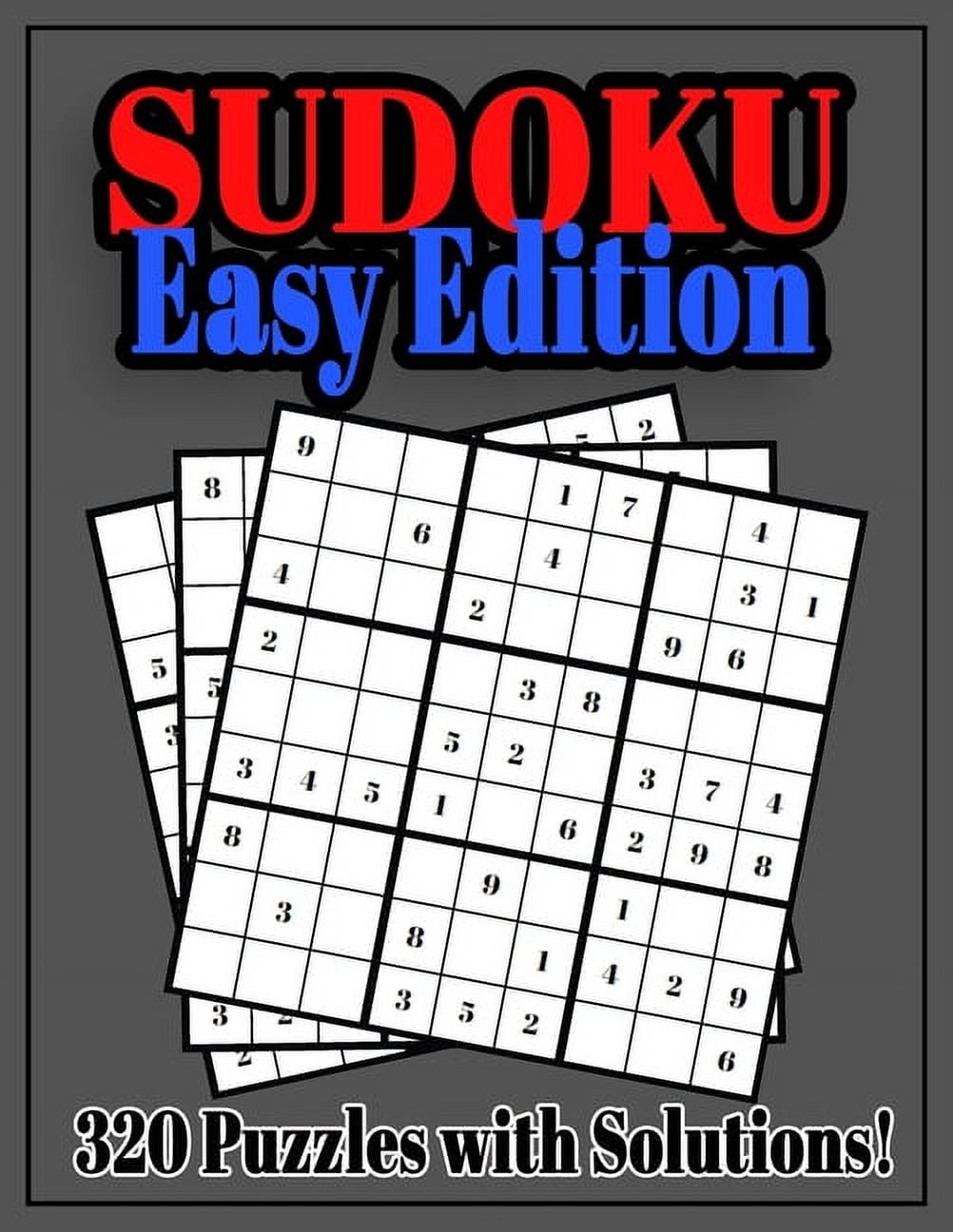 Sudoku Easy Edition: Sudoku puzzle for adults, 320 puzzle, puzzle book ...