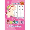Sudoku For Kids 6-8: Unicorn 4x4 Brain Games For Kids Large Print - Fun ...