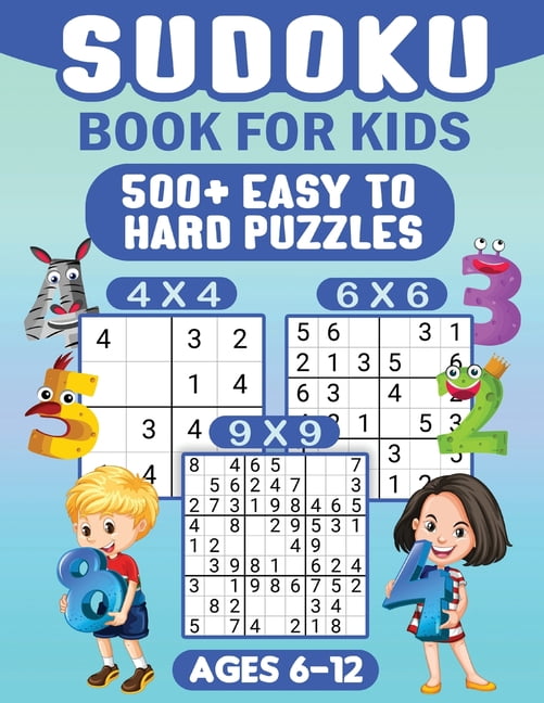 Sudoku For Kids Ages 6-12: 00 Easy Sudoku Puzzles For Kids different ...