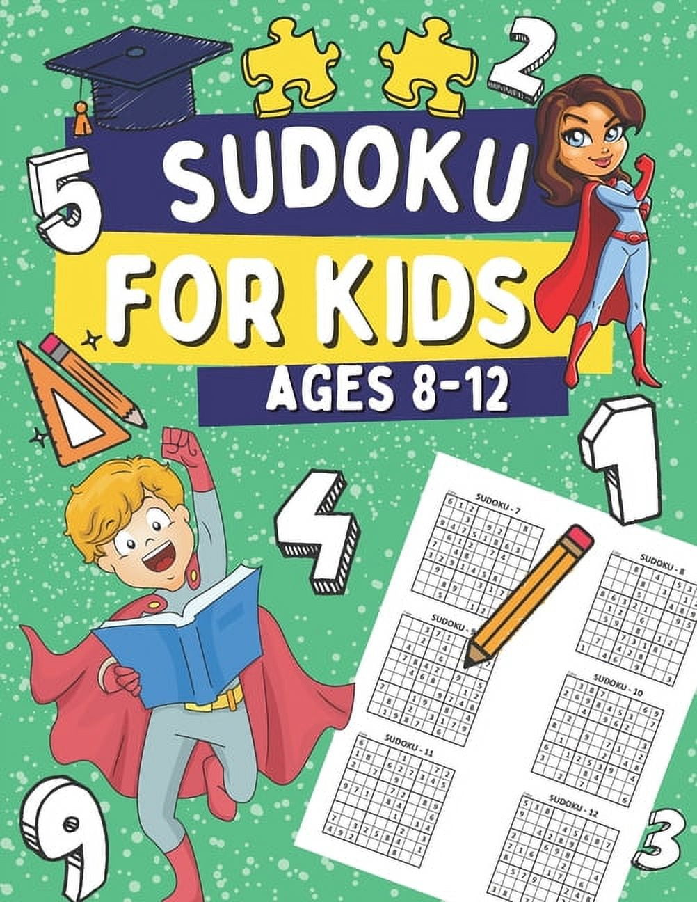 Sudoku For Kids Ages 8-12: 300 Sudoku Puzzles with Solutions for ...