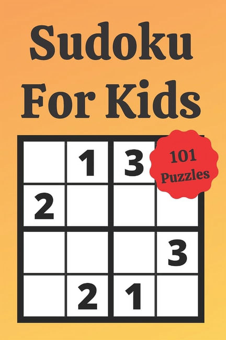 Sudoku For Kids: Easy Sudoku, Mind Training, Avtivity Book, Fun For ...