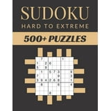 Sudoku Hard To Extreme: Sudoku Activity Book Puzzles With Different ...