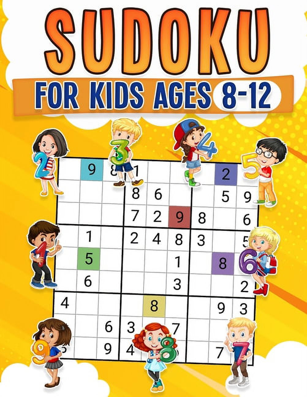 Sudoku for Kids Ages 8-12 Childrens Activity Book With Over 340 Sudoku ...