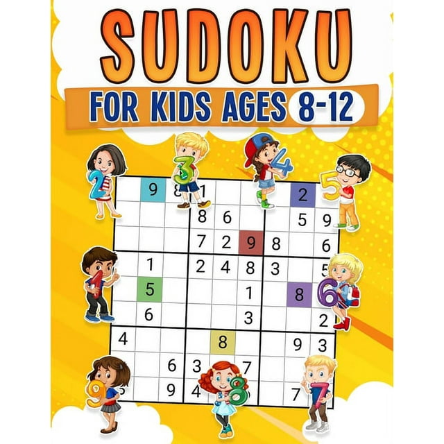 Sudoku for Kids Ages 8-12 Childrens Activity Book With Over 340 Sudoku ...