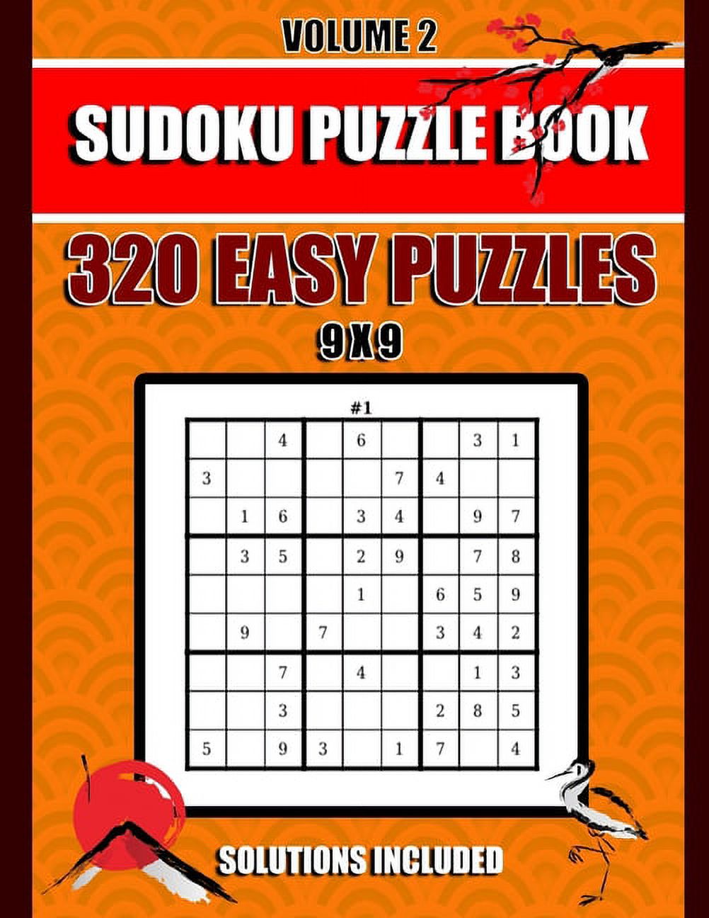 Sudoku Puzzle Book: 320 Easy Puzzles, 9x9, Solutions Included, Volume 2 ...