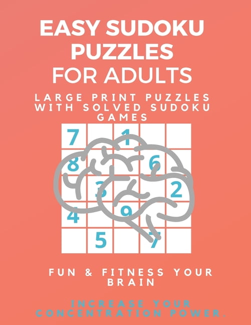 Sudoku Puzzle Books Easy Sudoku Puzzle Book for Beginners: Large Print ...
