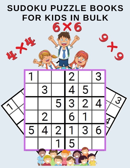 Sudoku Puzzle Books for Kids in Bulk: : beginner sudoku puzzle books ...