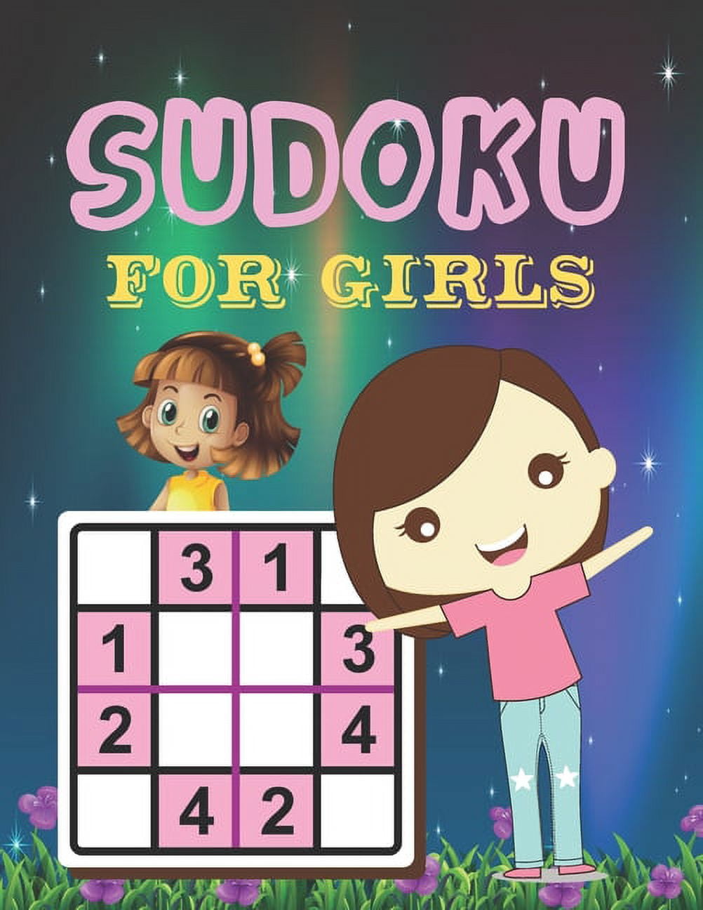 Sudoku for Girls: Logical Thinking - Brain Game Book Easy To Hard ...