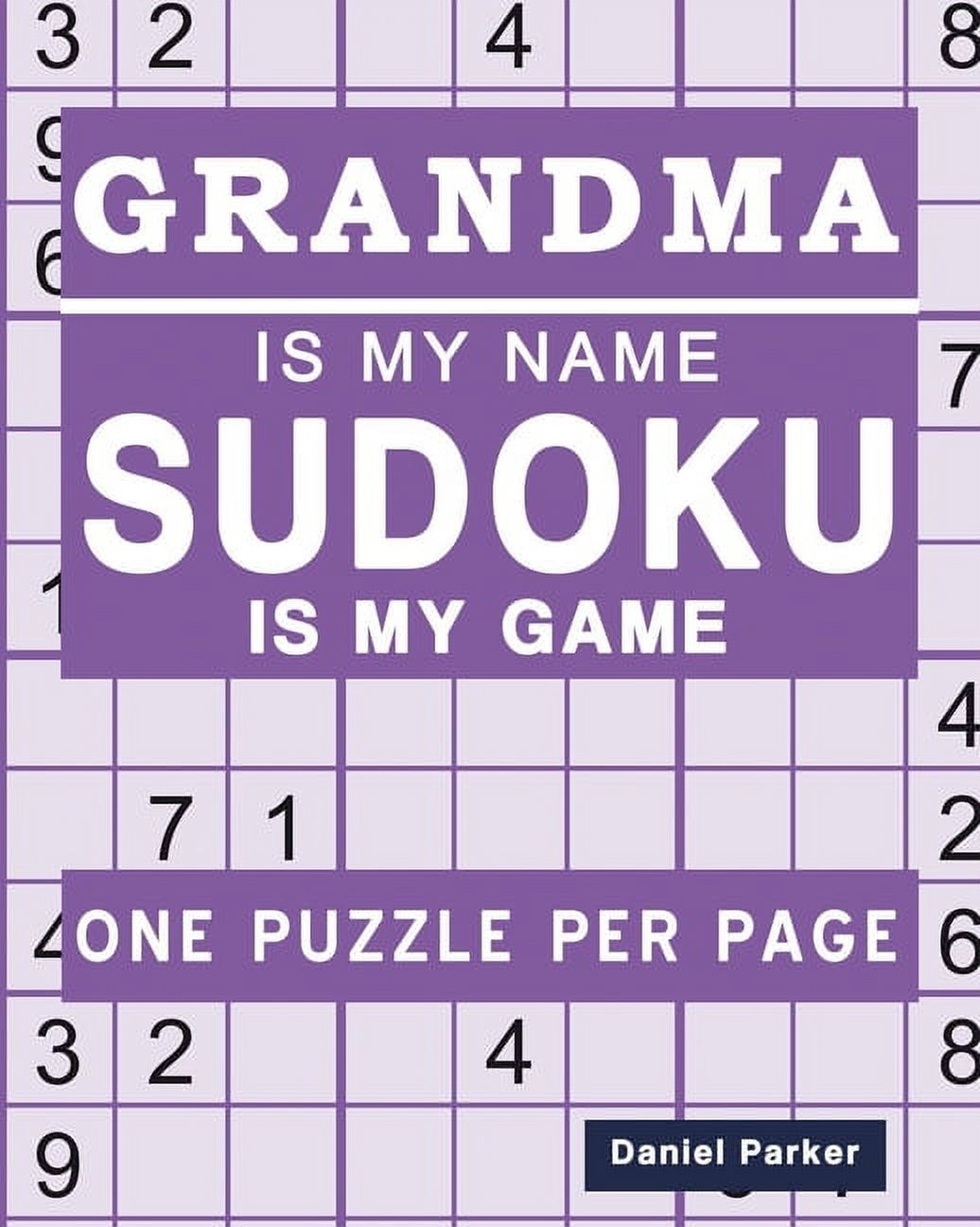 Sudoku for Grandma: Large print Easy Sudoku Puzzle Book Gift For ...