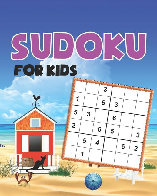 Sudoku for kids : On The Beach theme Sudoku Puzzles for kids and ...