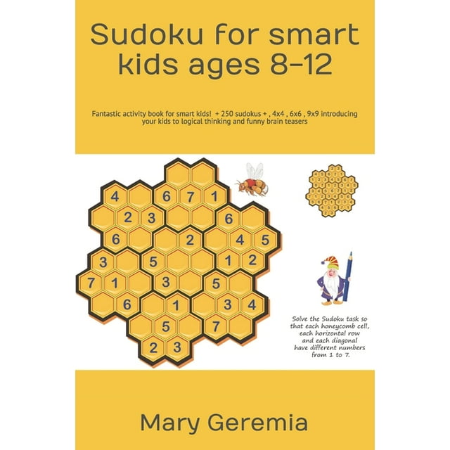 Sudoku for smart kids ages 8-12: Fantastic activity book for smart kids ...