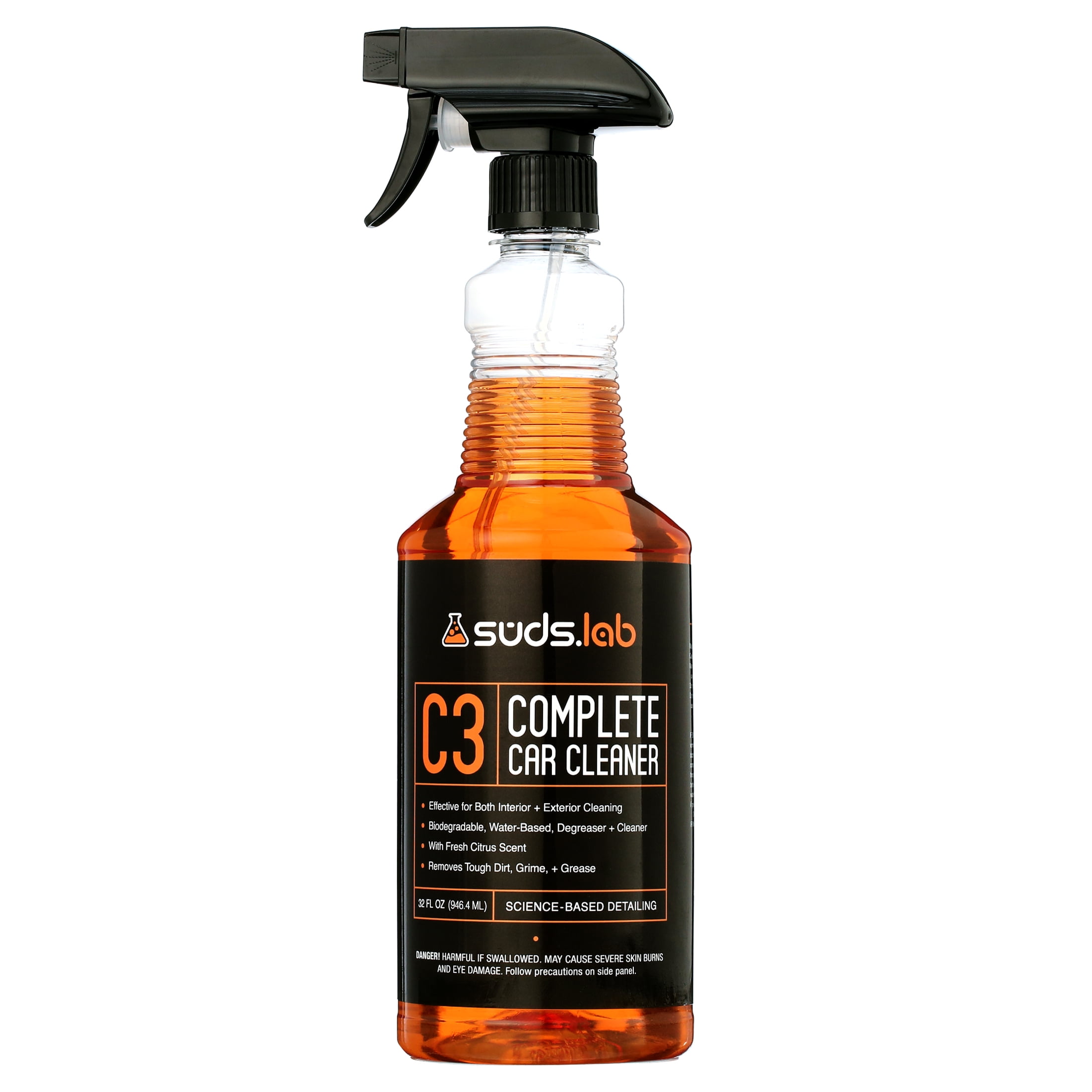 Suds Lab C3 Complete Car Cleaner, Multipurpose Car Wash Solution for ...