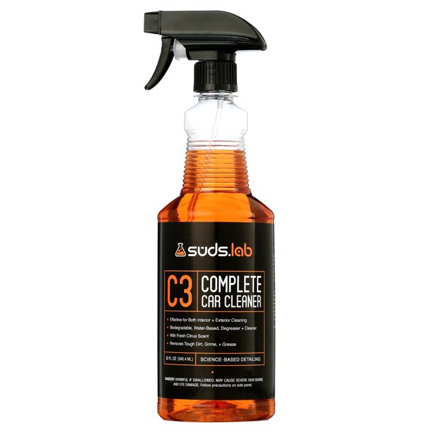 Suds Lab C3 Complete Car Cleaner, Multipurpose Car Wash Solution for ...