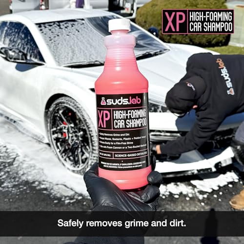 Suds Lab XP High Foaming Exterior Car Wash Shampoo, Effectively Removes ...