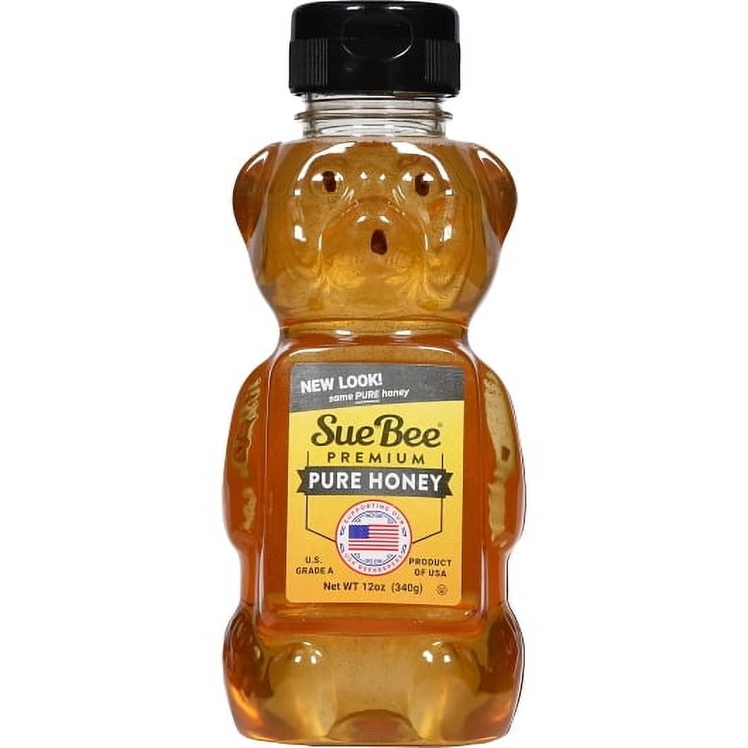 Sue Bee Clover Honey Bears, 12-Ounce Units (Pack of 12) - Walmart.com