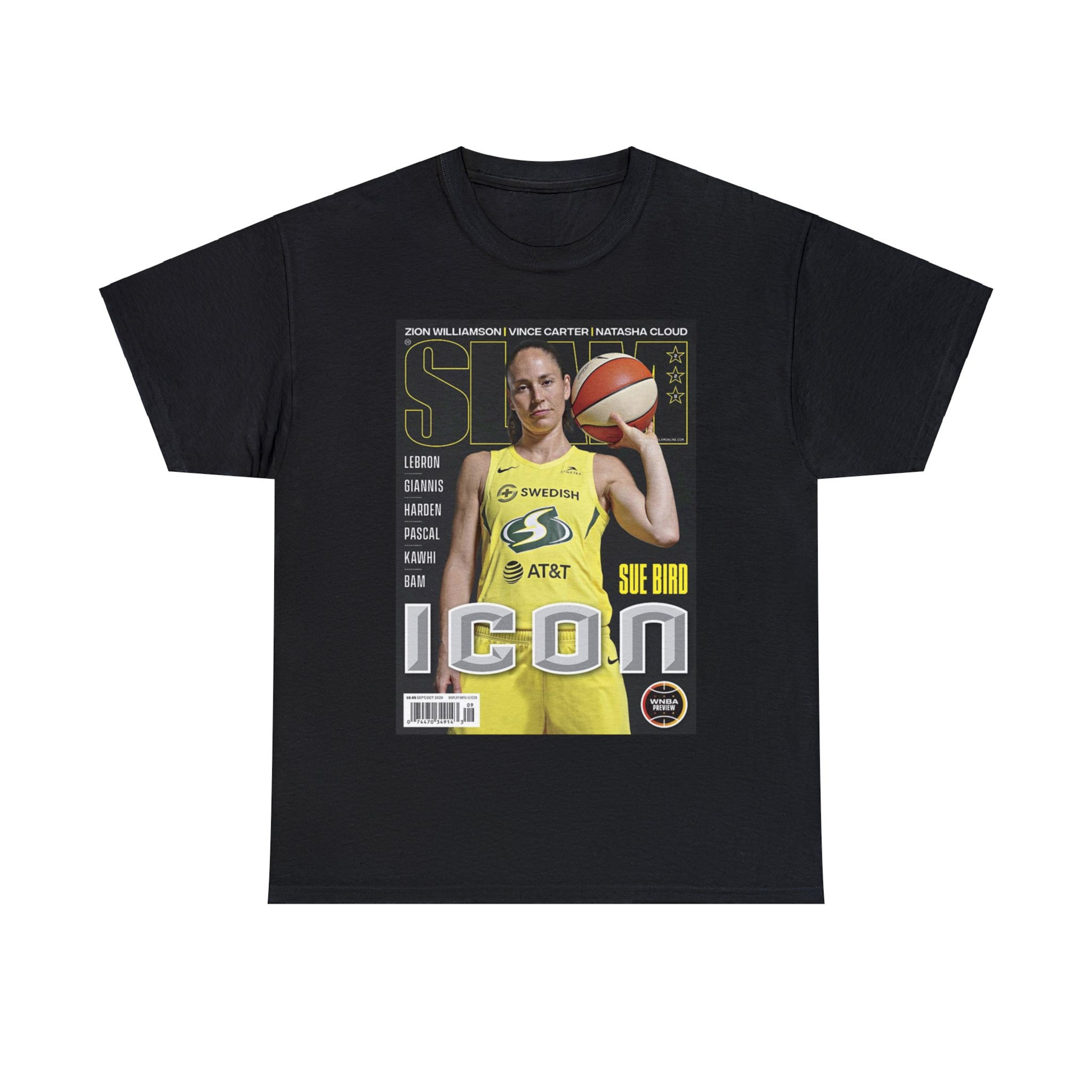 Sue Bird WNBA Slam Cover Tee Shirt - Walmart.com