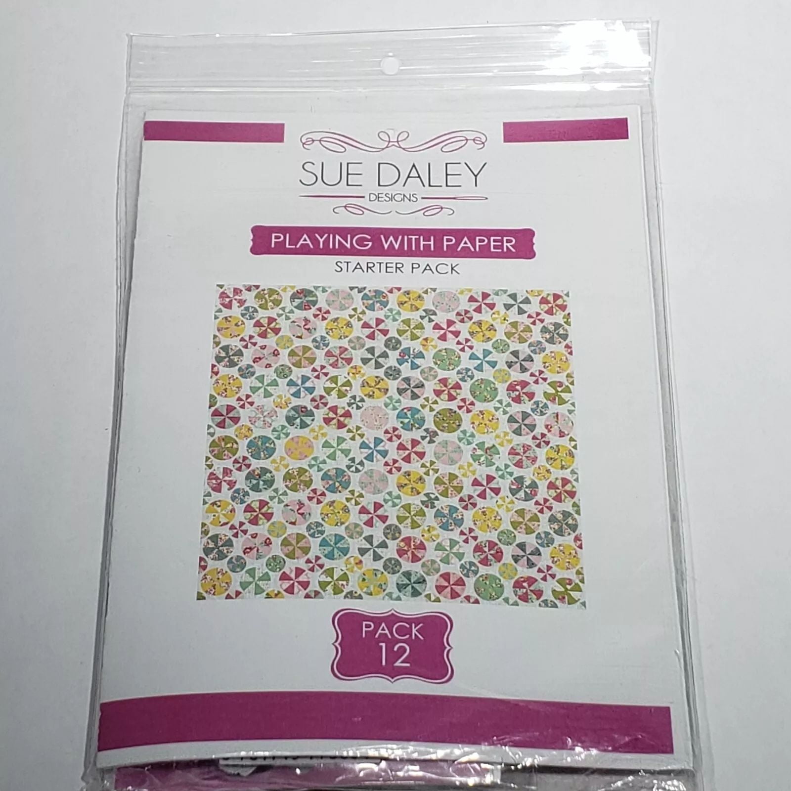 Sue Daley Playing With Paper Starter Pack 12 EPP English Paper Piecing - Walmart.com