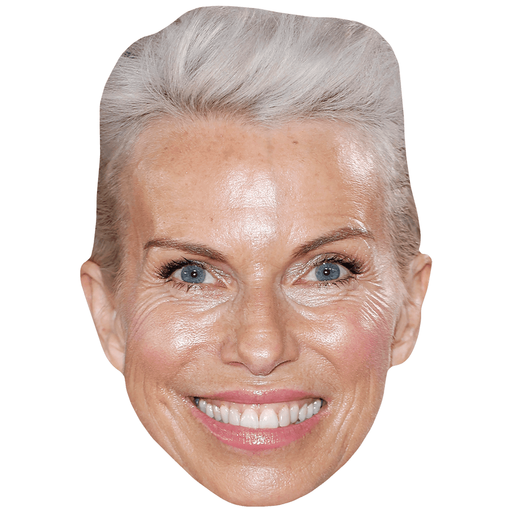 Sue Devaney (Smile) Celebrity Mask, Flat Card Face, Fancy Dress Mask ...