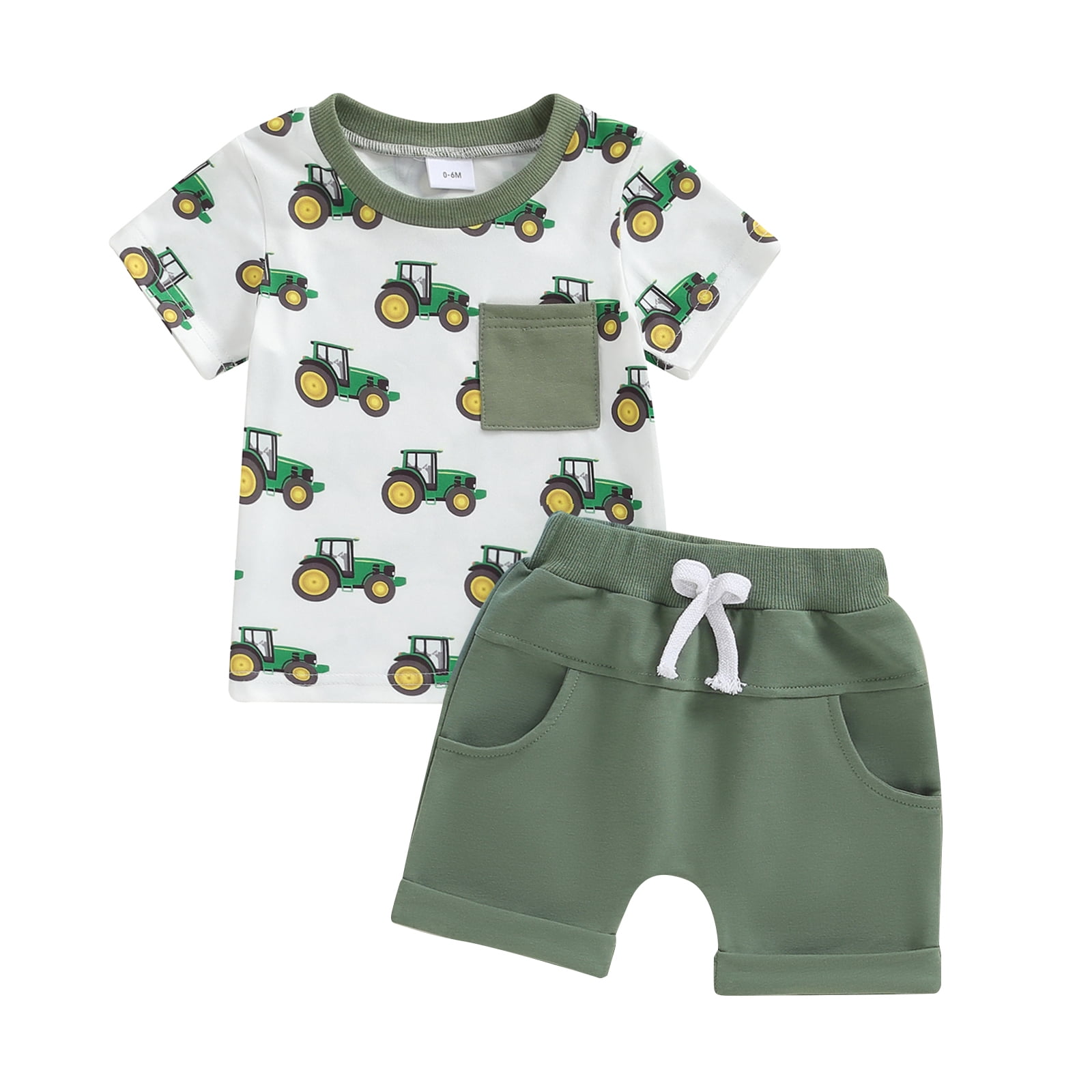 Suealasg 2Pcs Baby Boys Summer Clothes 6M 1T 2T 3T Toddler Boys Casual ...