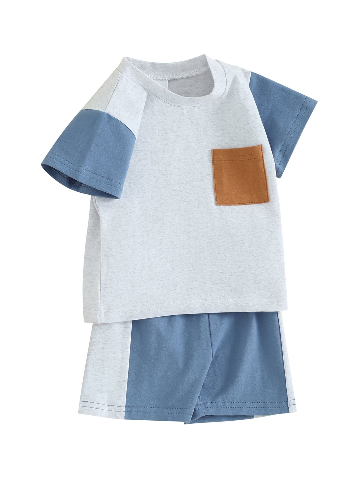 Suealasg 2Pcs Kids Boys Summer Clothes Toddler Baby Boys Beach Outfit ...