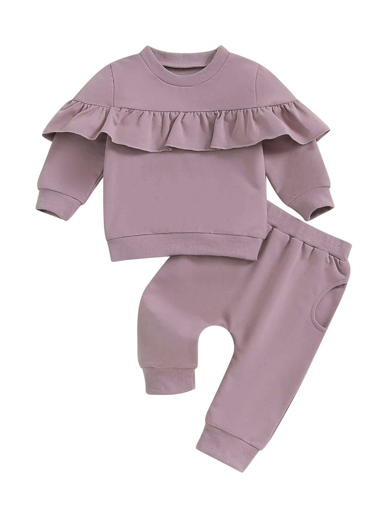 Suealasg 2Pcs Toddler Girls Fall Winter Clothes 6M 12M 2T 3T Infant ...