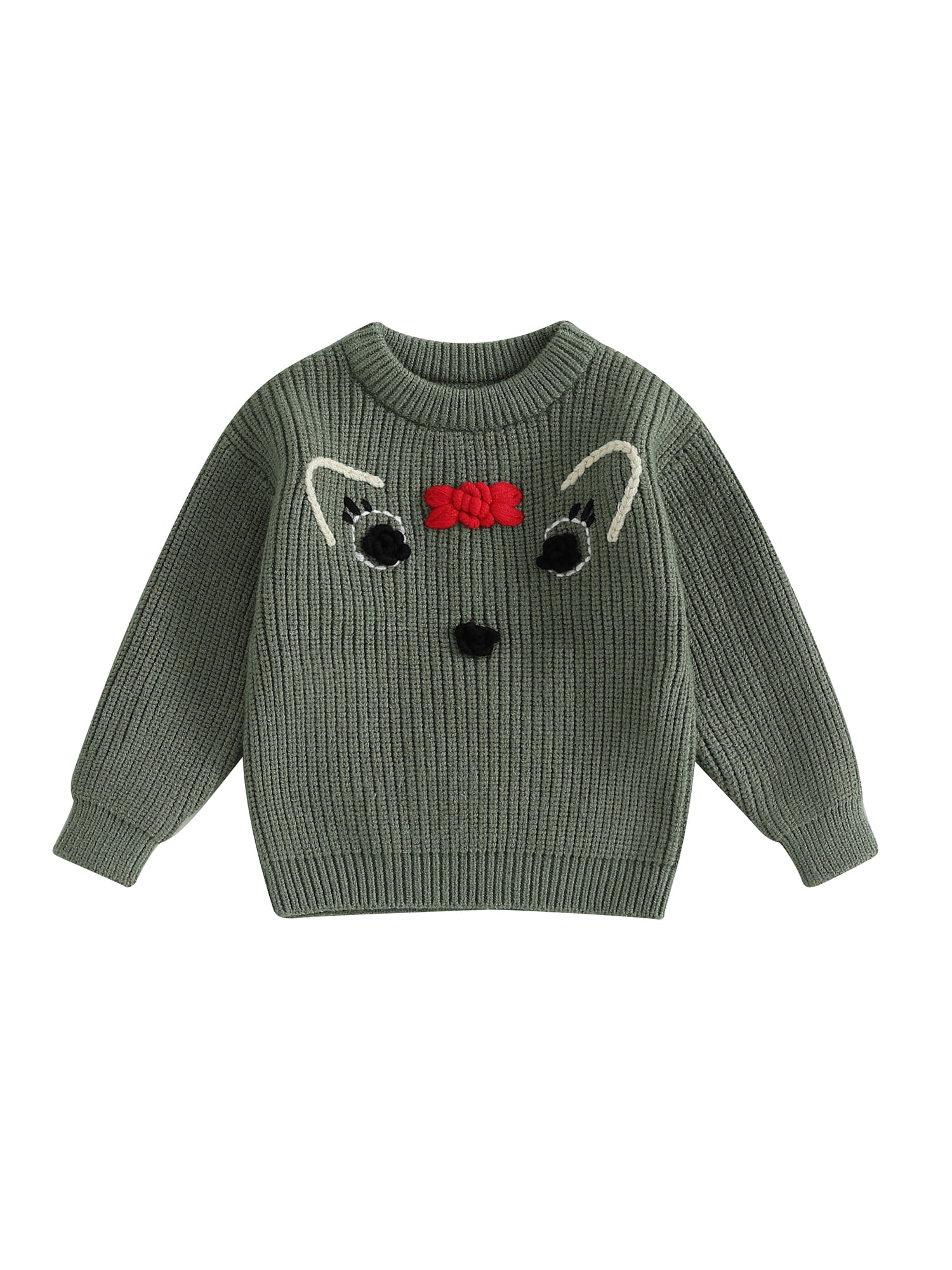 Suealasg Baby Boy Girl Knit Sweater Christmas Clothes Long Sleeve Deer ...