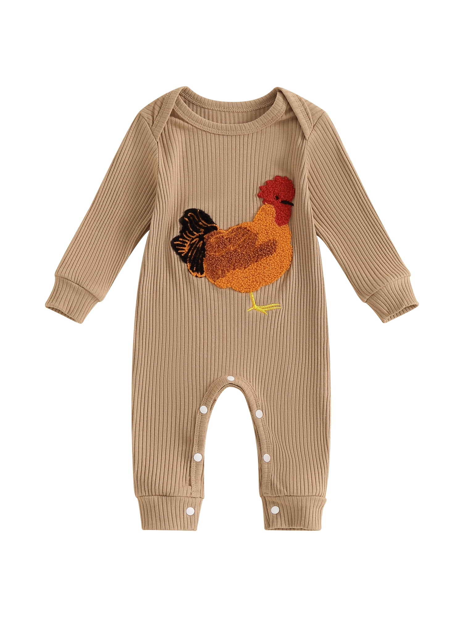Suealasg Baby Boy Girls Farm Clothes Western Country Rooster Print ...