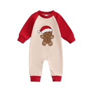Disney Mickey Mouse Baby Girls Boys Coverall Christmas Jumpsuit Zip Up Outfits, Baby Shower ...
