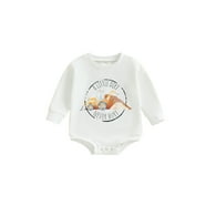 Younger Tree Newborn Baby Boy Girls Plaid Outfit Flannel Romper Tops Infant Long Sleeve Button ...