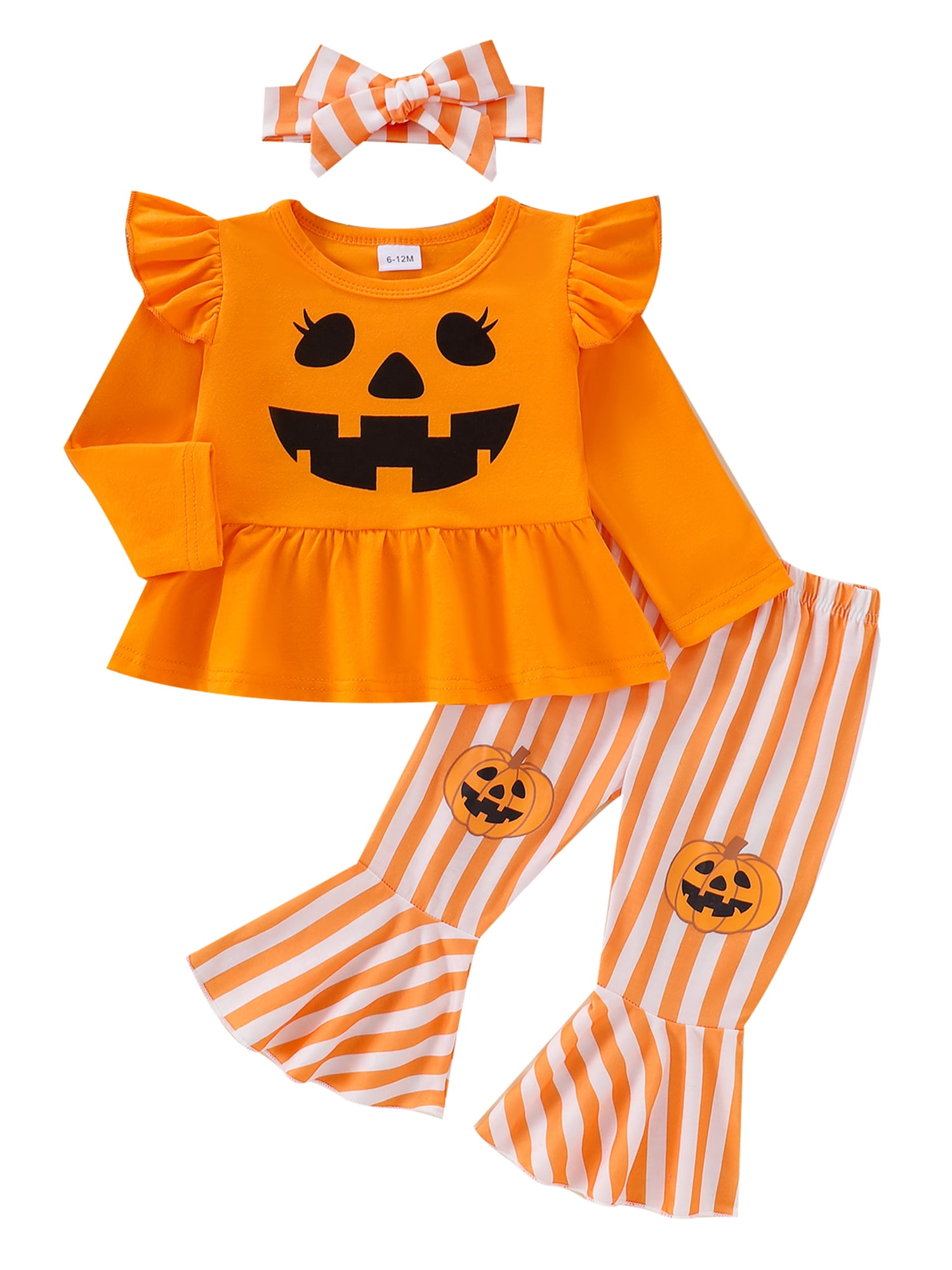 Suealasg Baby Girl Thanksgiving Outfits Set 6M 1T 2T 3T 4T Kids Girl ...