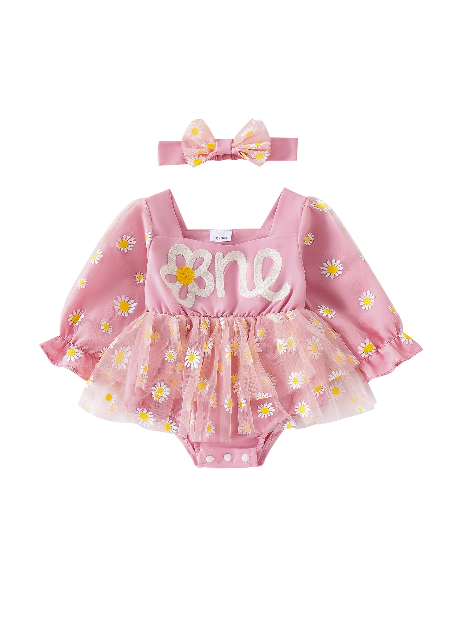 Suealasg Baby Girls Birthday Outfits Newborn Girls Spring Fall 2Pcs ...