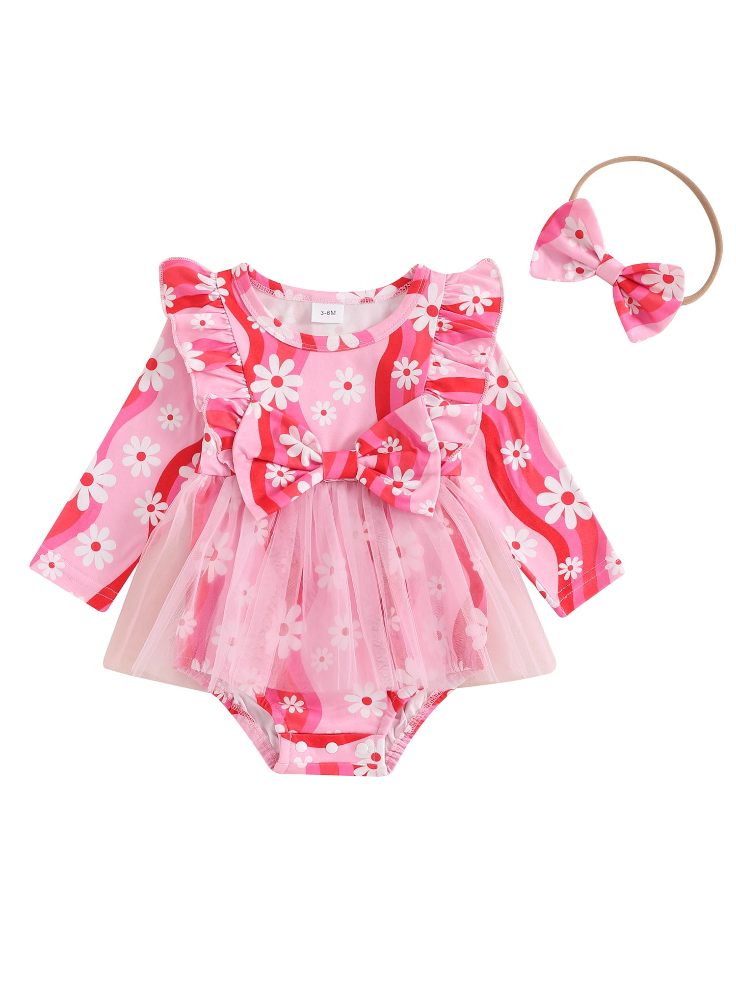 Suealasg Baby Girls Outfits Newborn Girls Spring Fall 2Pcs Clothes 3 6 ...