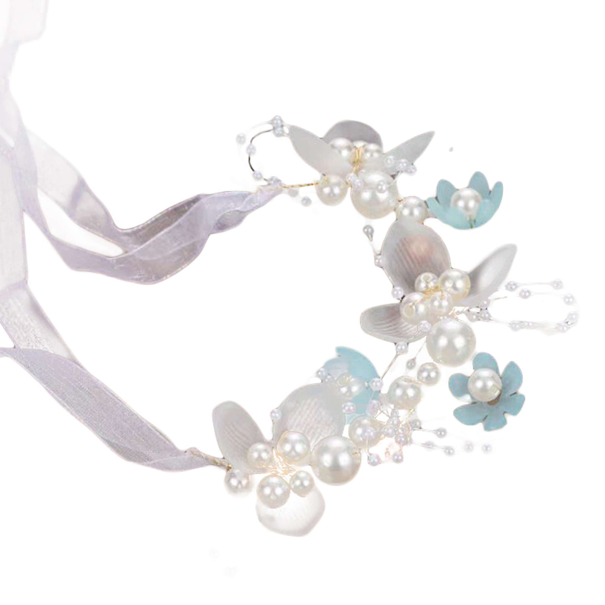 Suealasg Girls Headbands Cute Floral Pearl Hair Hoop for Kids Hairstyle ...