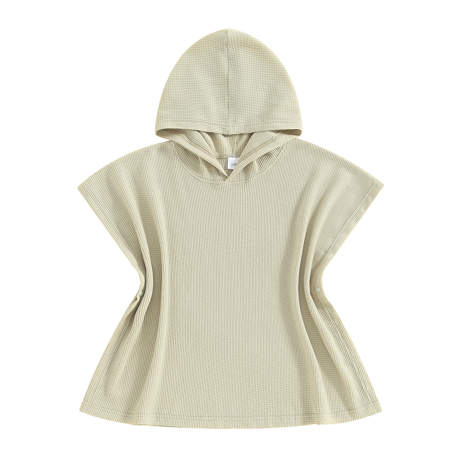 Suealasg Kid’s Beach Hood Towel for Boys Girls Solid Color Waffle Loose ...