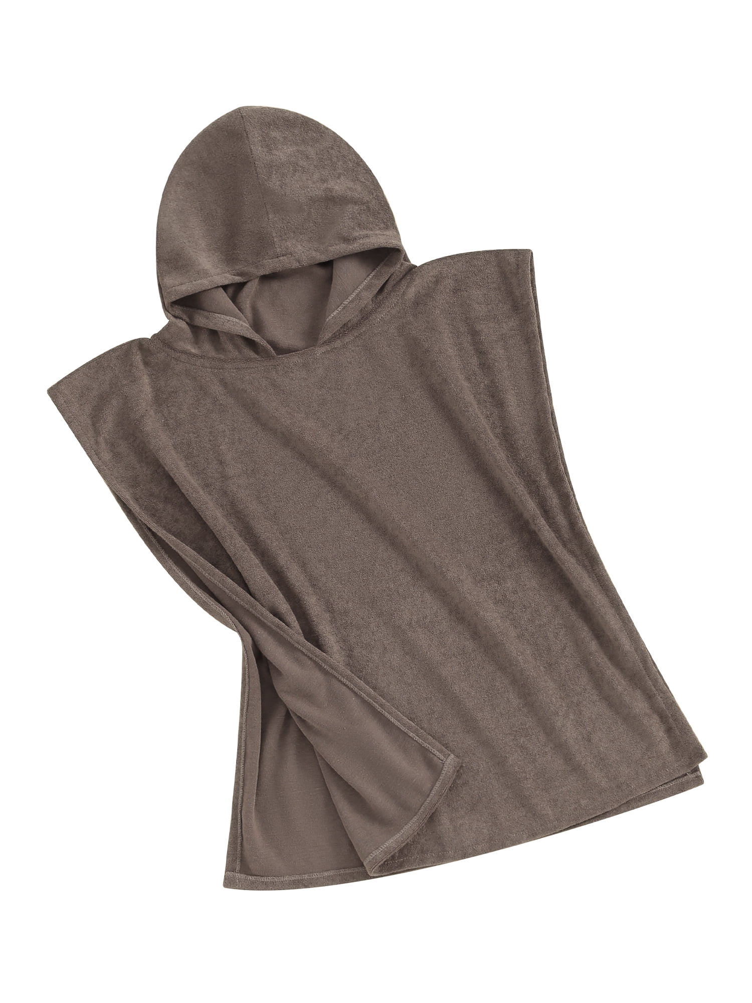 Suealasg Kids Boys Girls Swimsuit Cover up Solid Color Soft Hooded ...